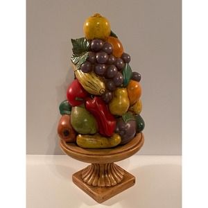 Unknown Vintage | Accents | Vintage Mcm Retro Fruit Topiary Centerpiece ...